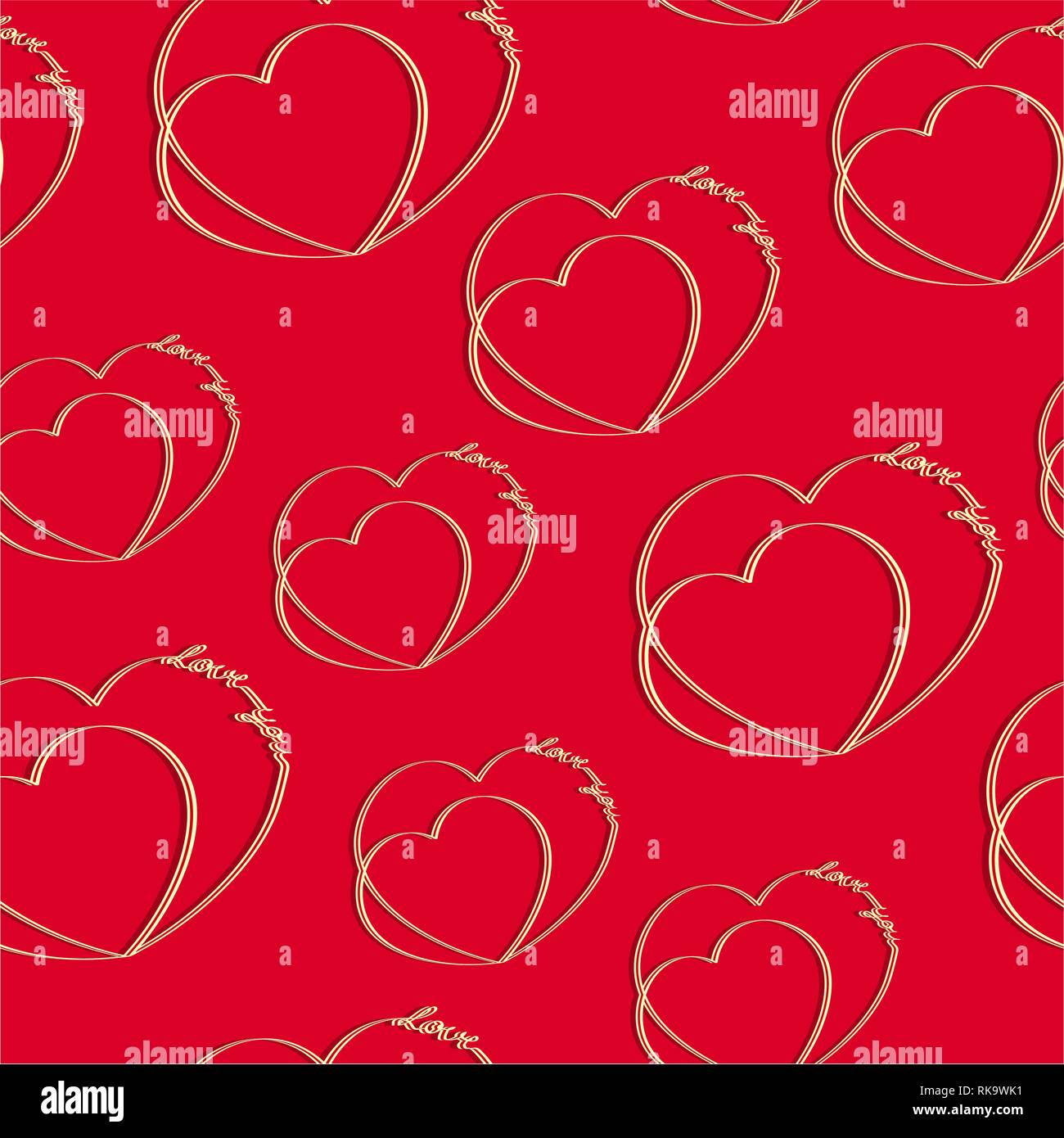 Hearts words love seamless hi-res stock photography and images - Alamy