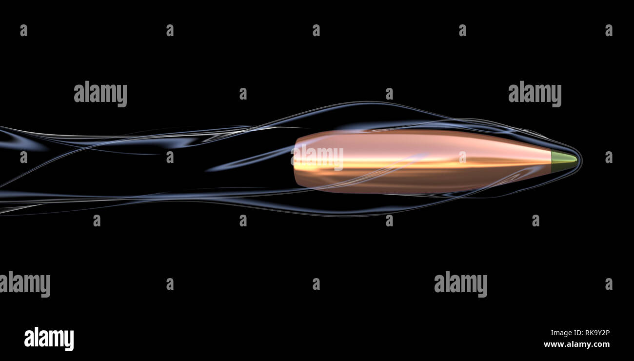 Bullet Flying In Air