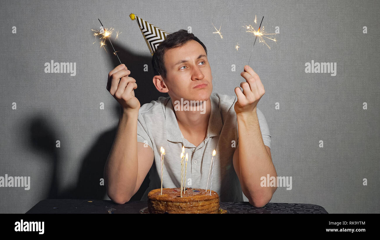 Lonely man at party hi-res stock photography and images - Alamy