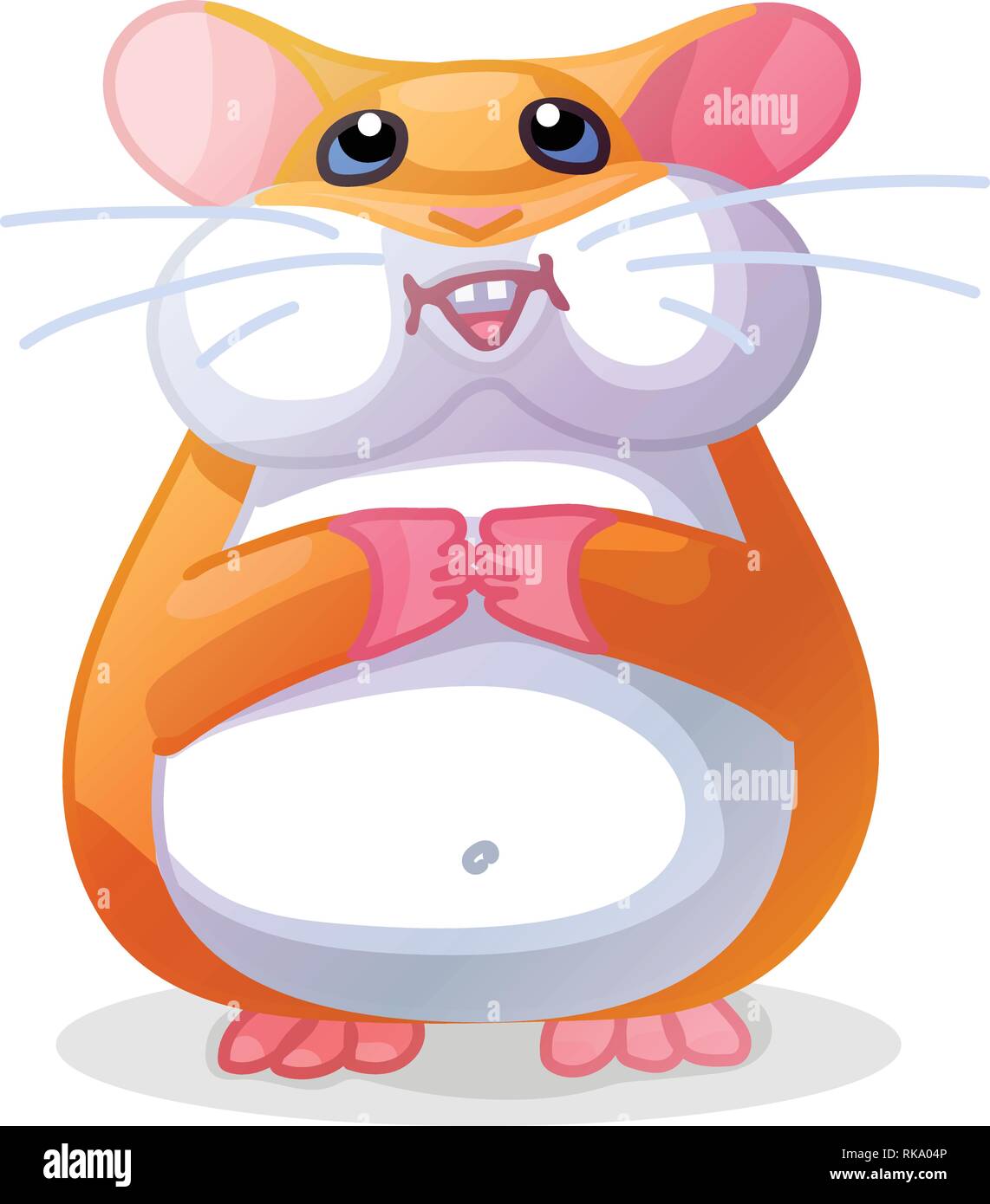 vector cartoon animal clipart: hamster Stock Vector Image & Art - Alamy