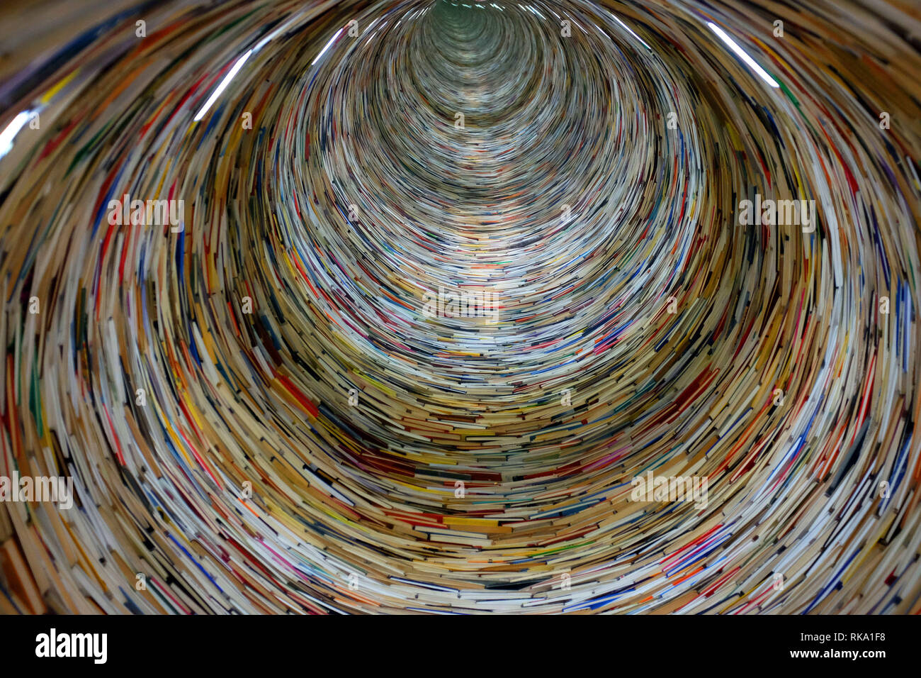 Prague, Czech Republic. 9th Feb, 2019. The Idiom installation at the ...