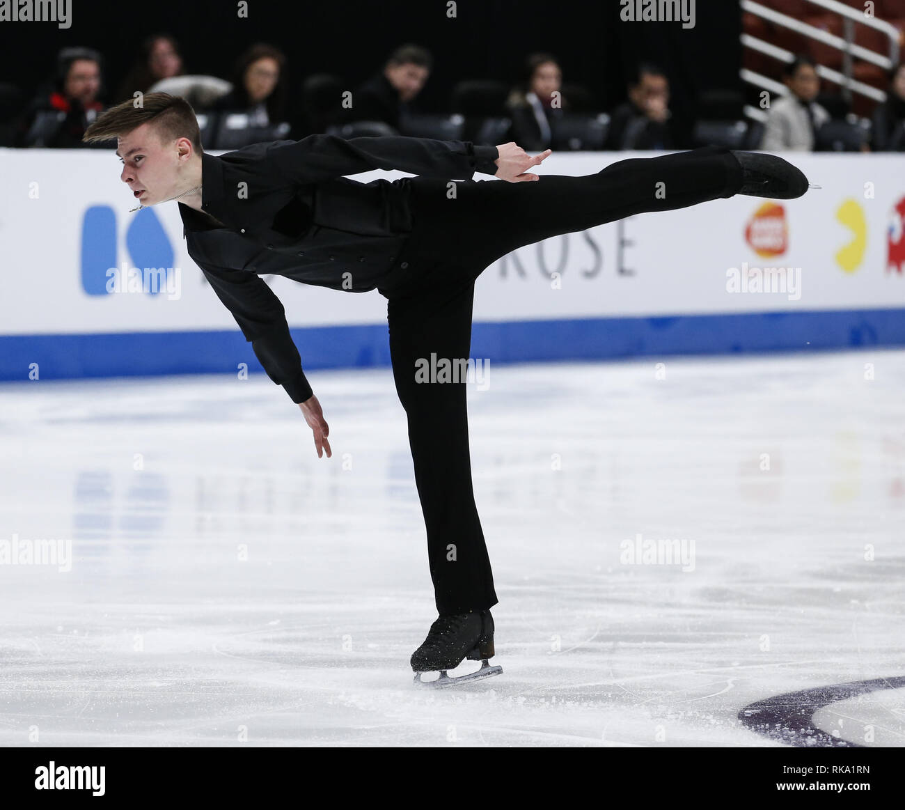 Los Angeles, California, USA. 9th Feb, 2019. Nikita Manko of Kazakhstan ...