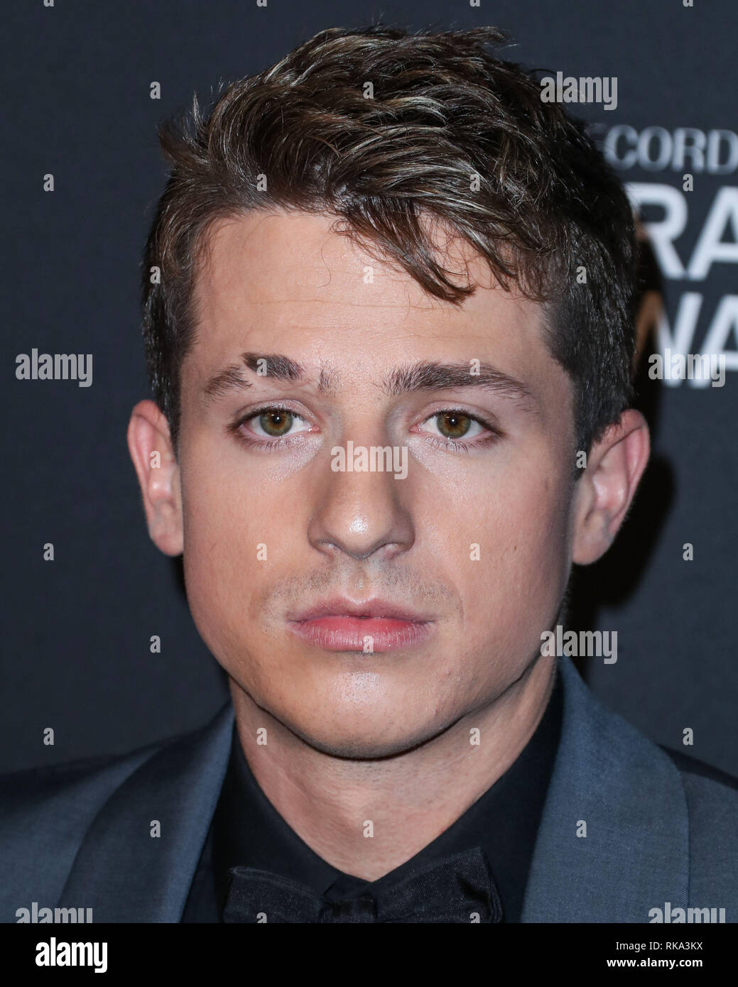 California, USA. 9th Feb 2019. Singer Charlie Puth arrives at The ...