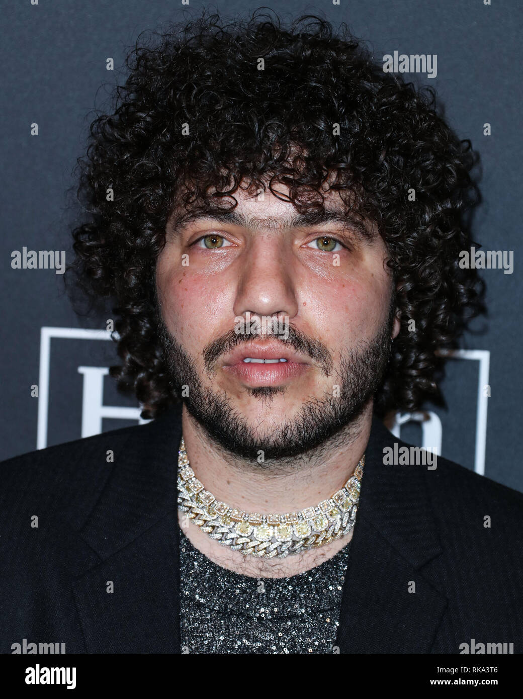 California, USA. 9th Feb 2019. Musician Benny Blanco arrives at The ...