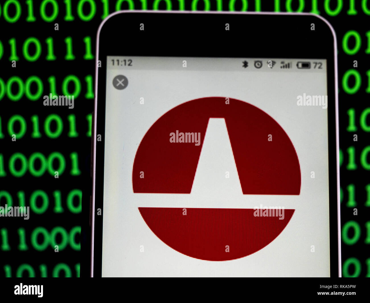 Ukraine. 10th Feb, 2019. Patterson-UTI Energy Company logo seen ...