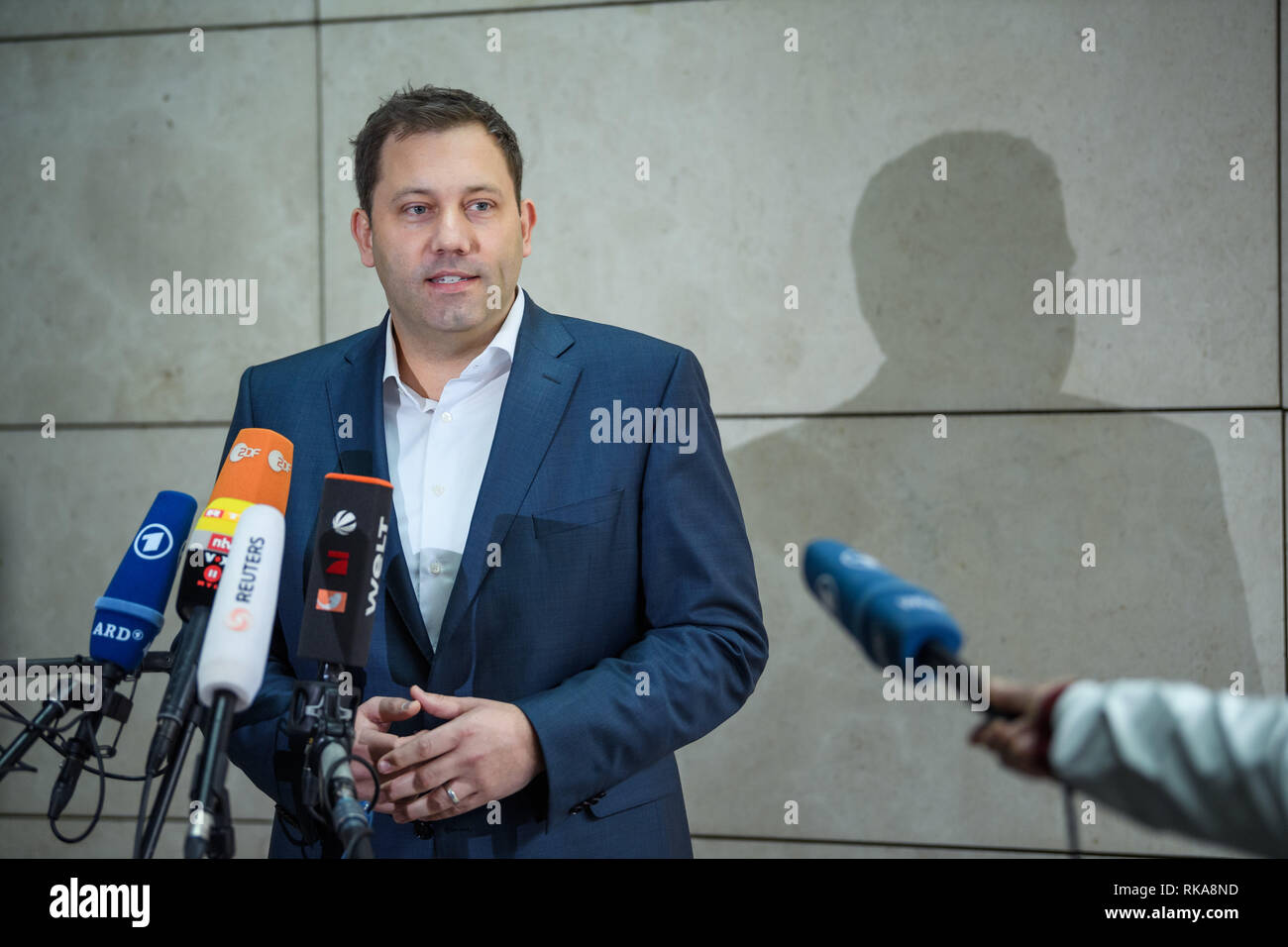 Berlin, Germany. 10th Feb, 2019. Lars Klingbeil, Secretary General of ...