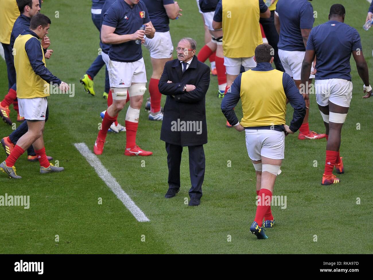 Uk 10th feb 2019 jacques brunel france head hi-res stock photography ...