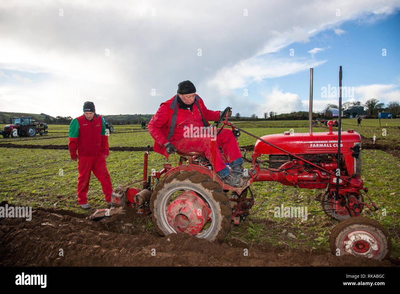 Timogeague, Cork, Ireland. 10th Feb, 2019. John Curran and Damien Ahern ...