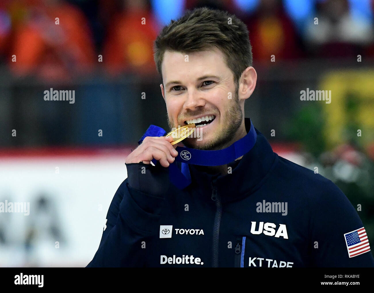 Inzell, Germany. 10th Feb, 2019. Speed Skating World Championship, Mass ...