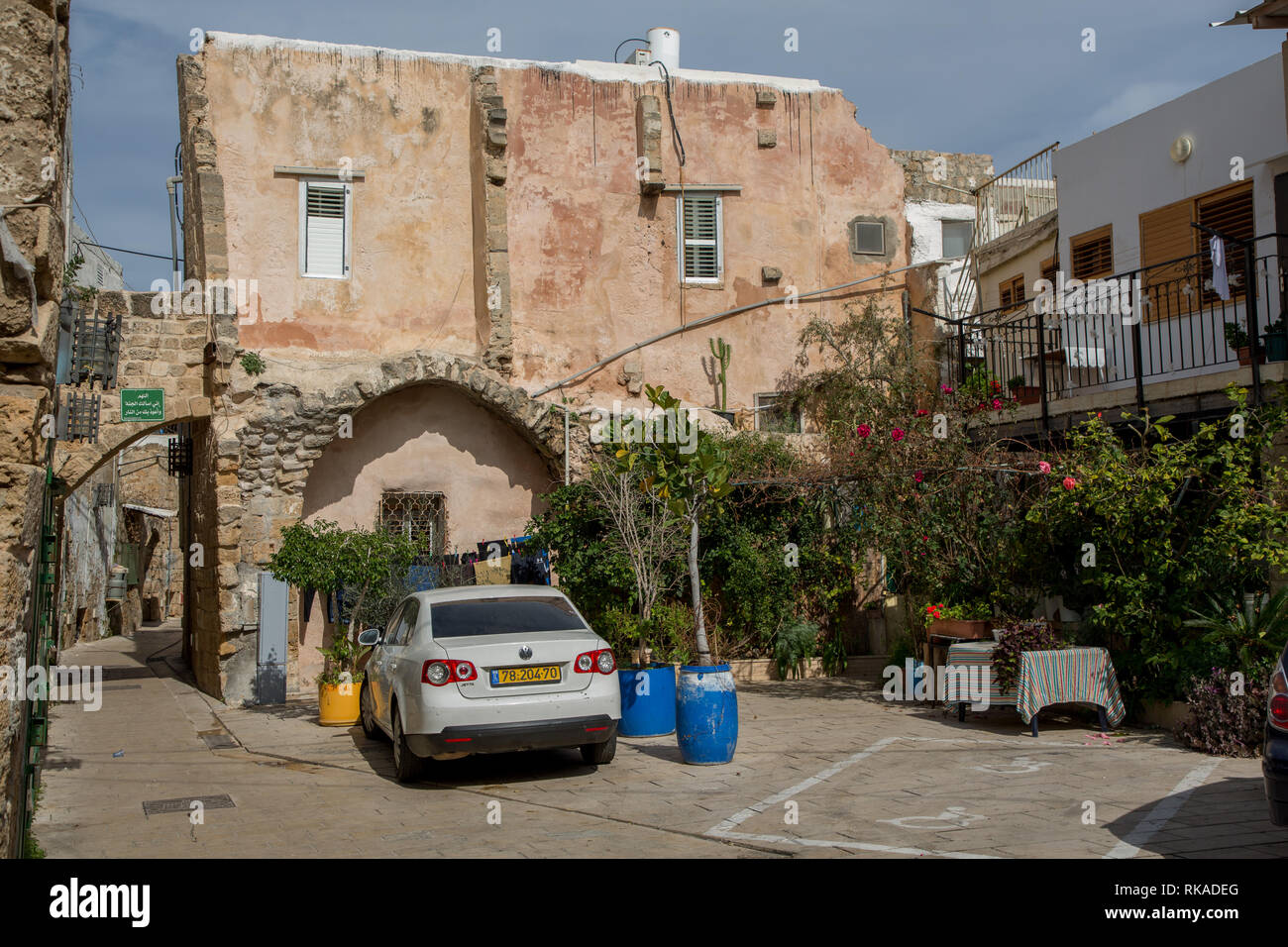 Old akko ancient houses at akko hi-res stock photography and images - Alamy