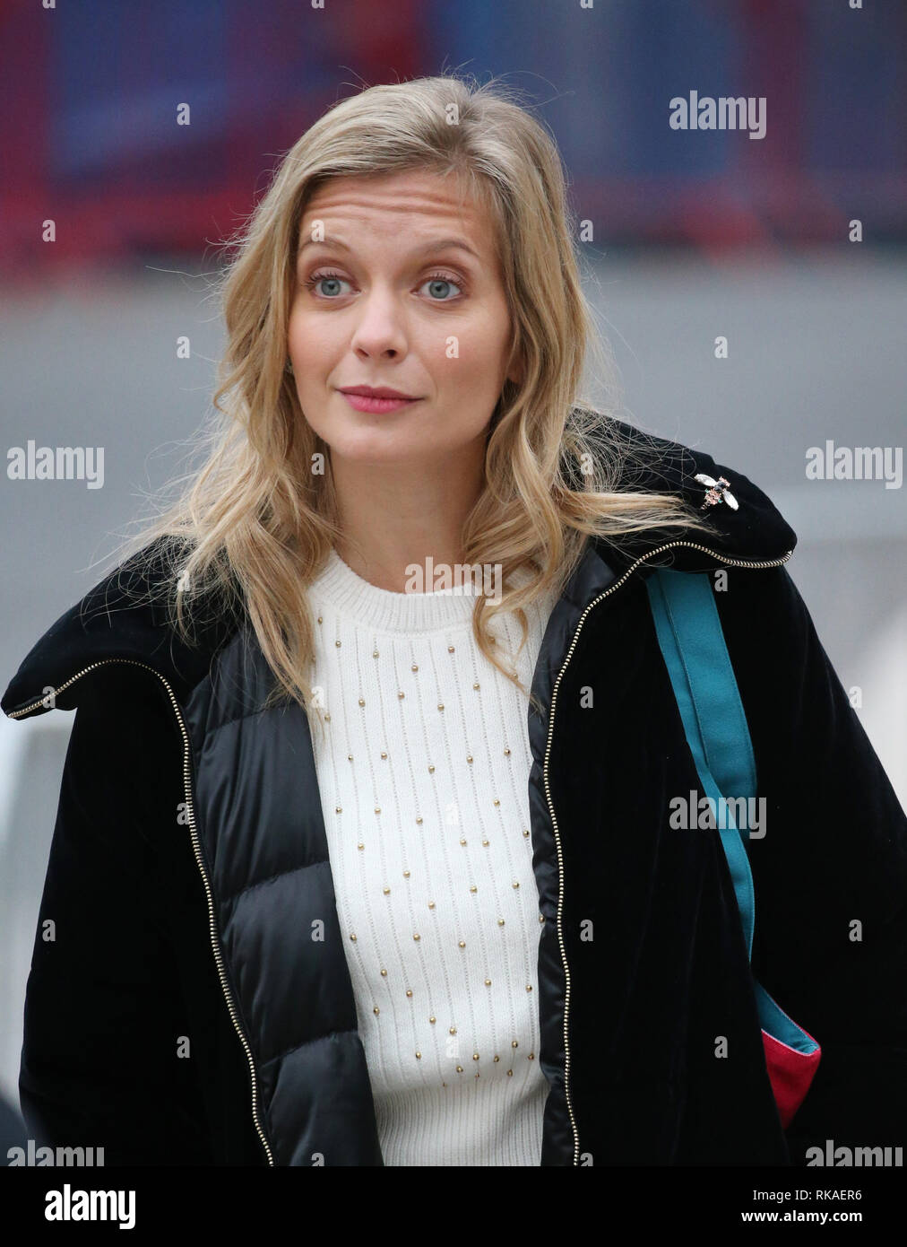 Rachel Riley outside ITV Studios Featuring: Rachel Riley Where: London ...