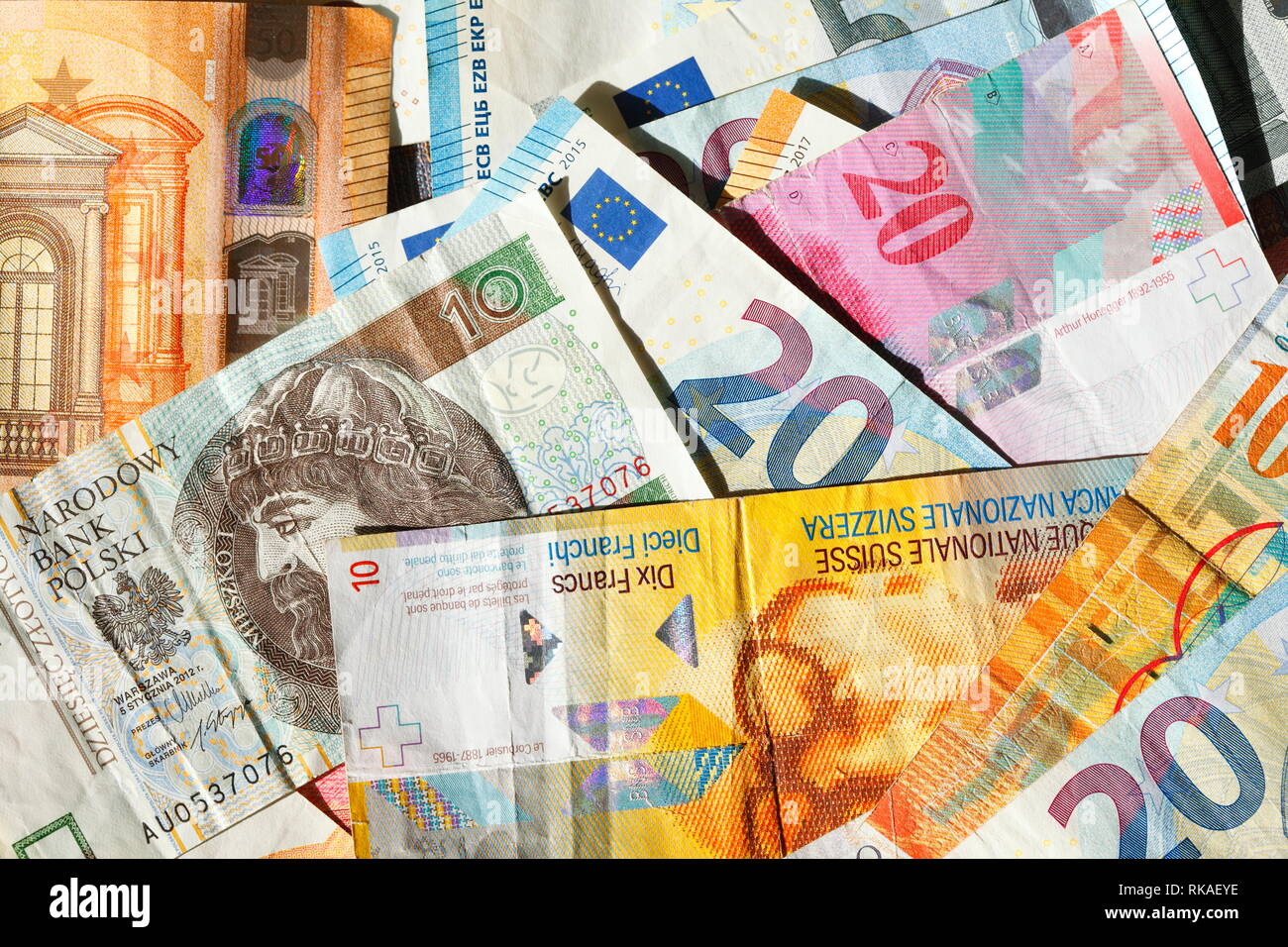 All european currencies hi-res stock photography and images - Alamy