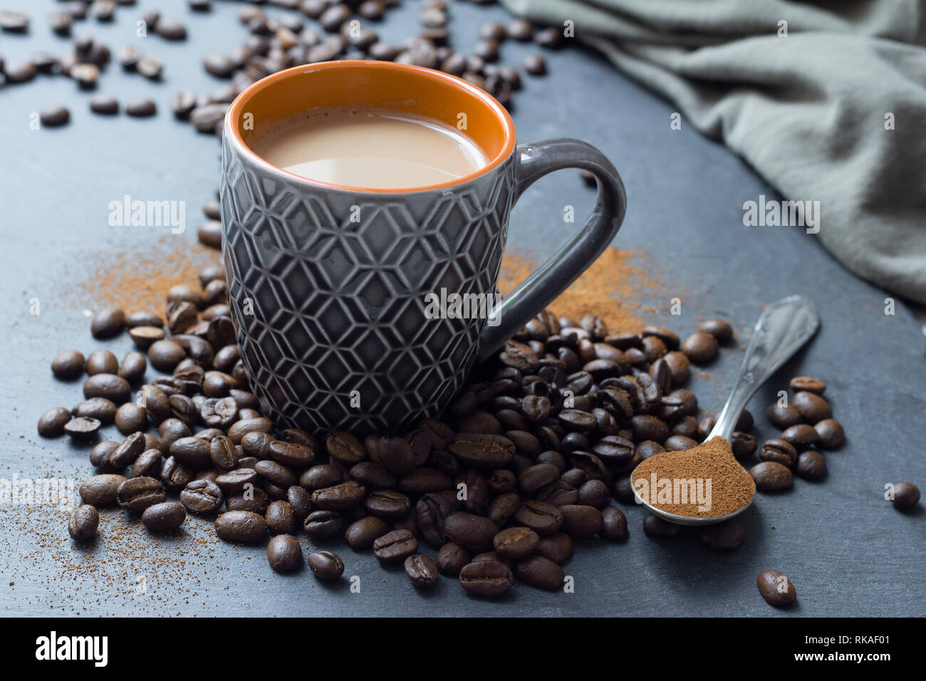 beautiful coffee still life Stock Photo - Alamy