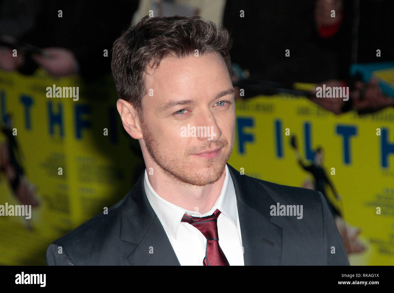 "Filth" - London Premiere, Red Carpet Arrivals James McAvoy arrives ...