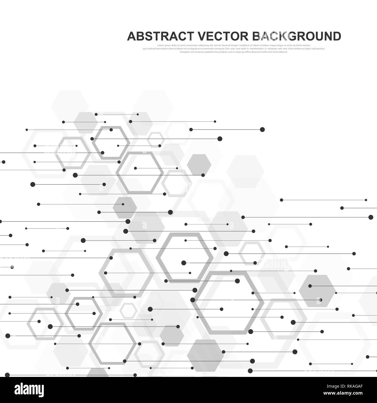 Networking connection concept abstract technology. Global network ...