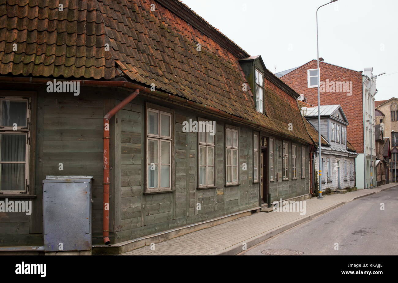 Wooden architecture. Liepaja is a great place to see old wooden ...