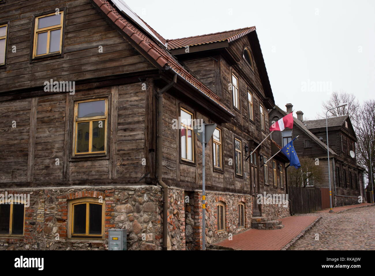 Wooden architecture. Liepaja is a great place to see old wooden ...