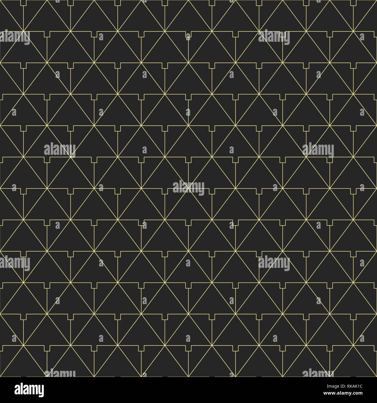 Abstract geometric color seamless pattern of connecting triangles ...