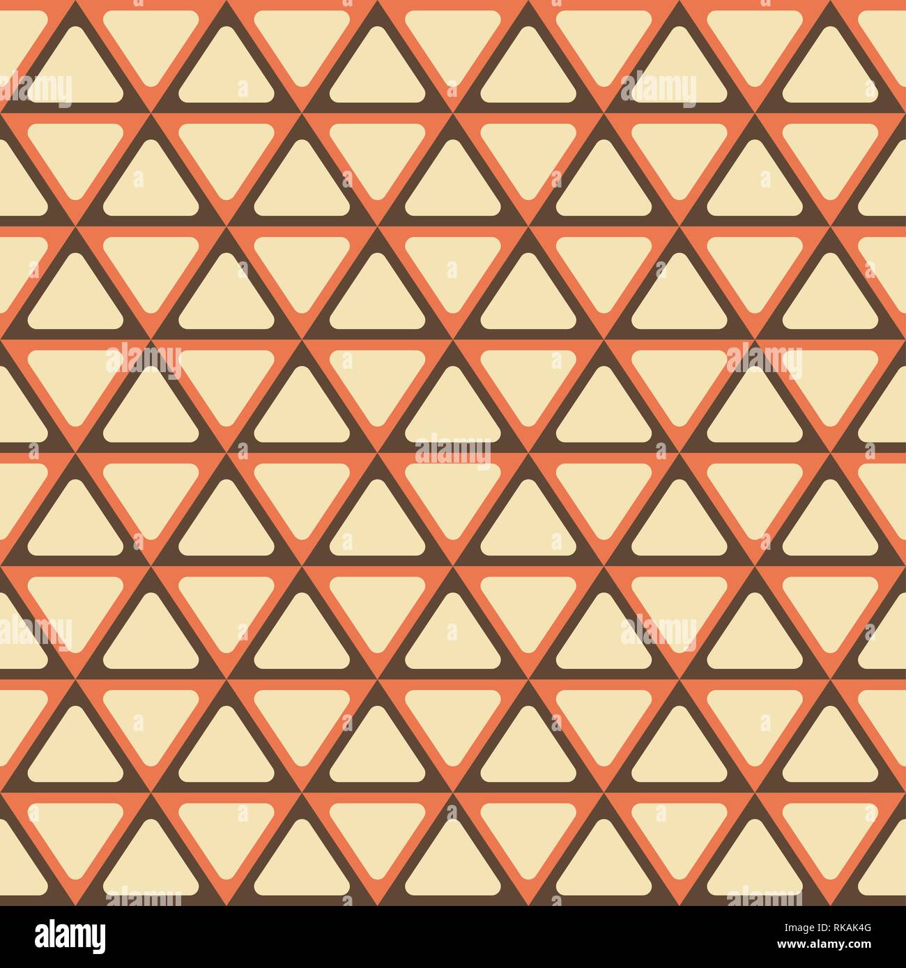 Seamless abstract geometric pattern with triangles. Symmetry arranged ...