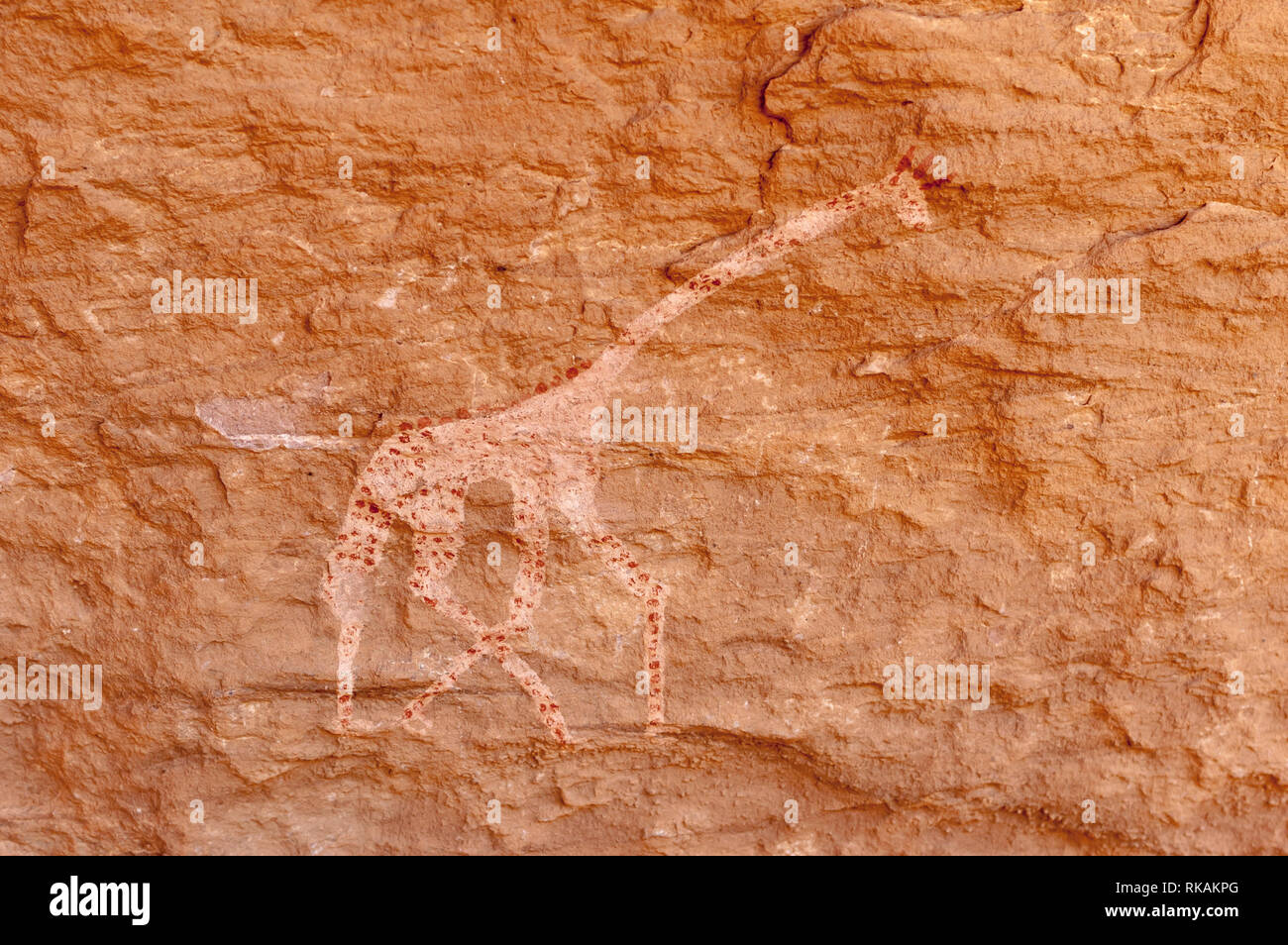 Prehistoric Petroglyphs - Rock Art - Akakus (Acacus) Mountains, Sahara ...