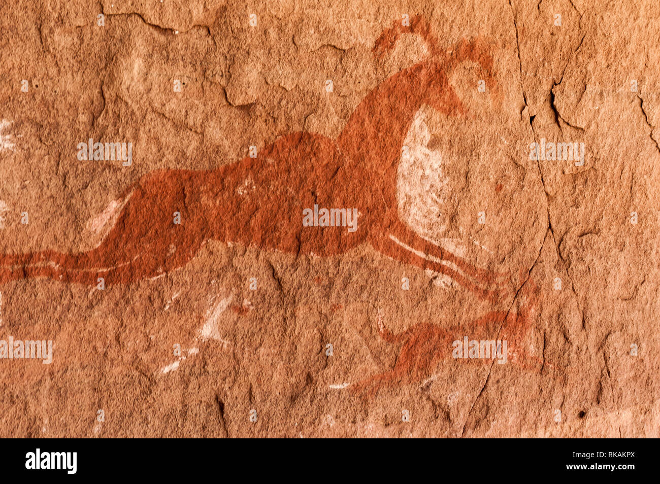 Prehistoric Petroglyphs - Rock Art - Akakus (Acacus) Mountains, Sahara ...