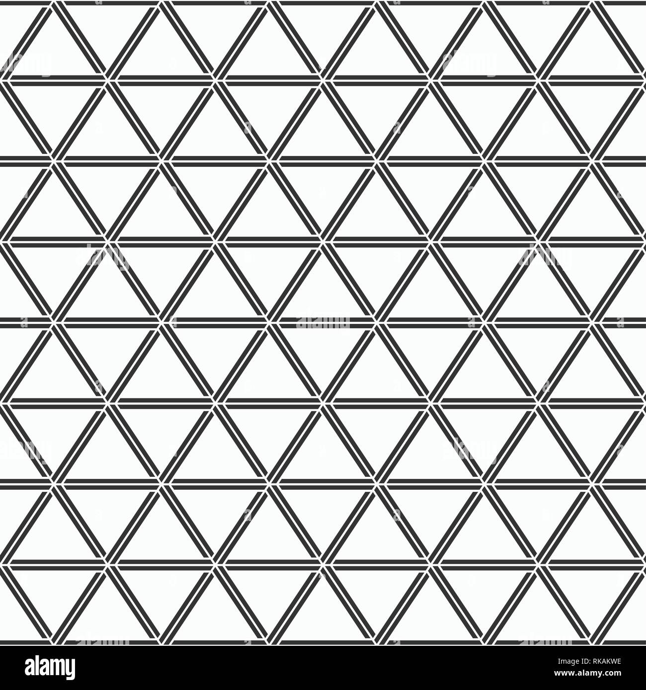 Abstract geometric pattern of triangles. Modern stylish texture ...