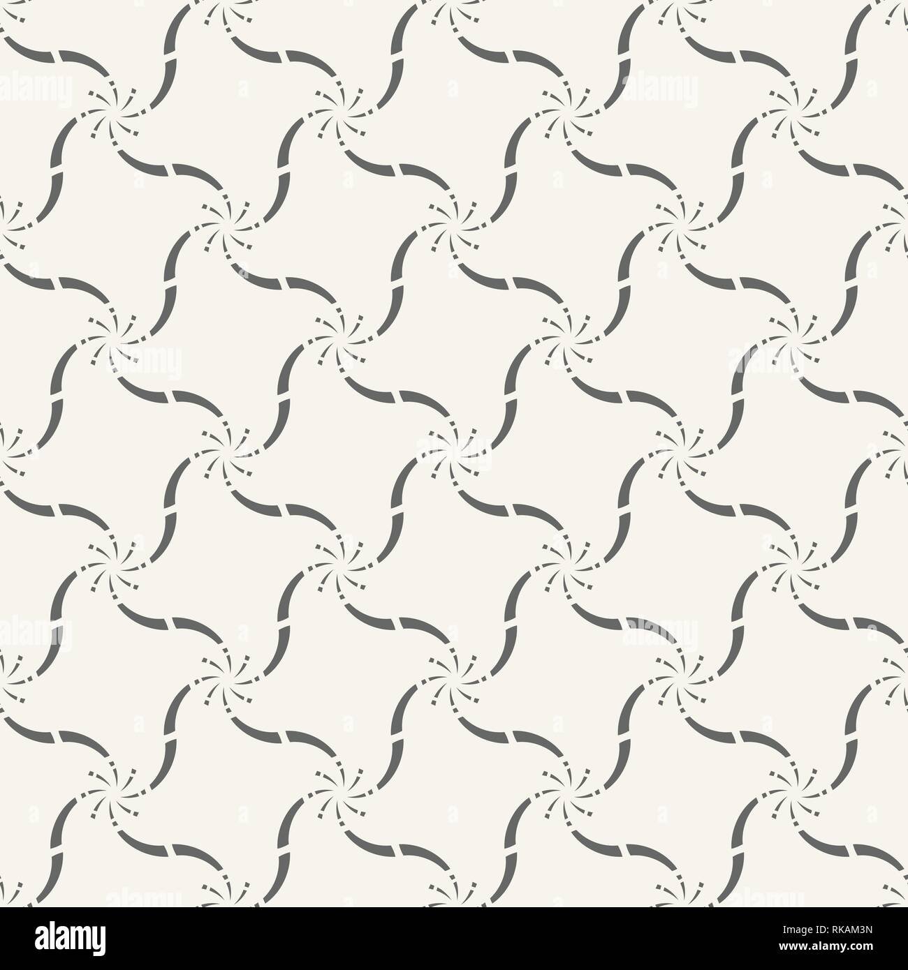 Vector Seamless Pattern Modern Stylish Geometric Texture Repeating