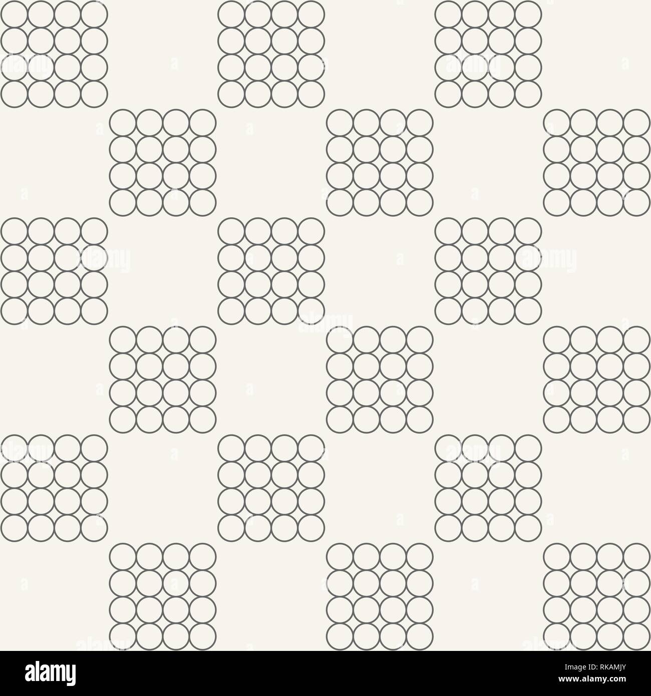 Abstract Seamless Pattern.groups Of Circles. Modern Stylish Texture 