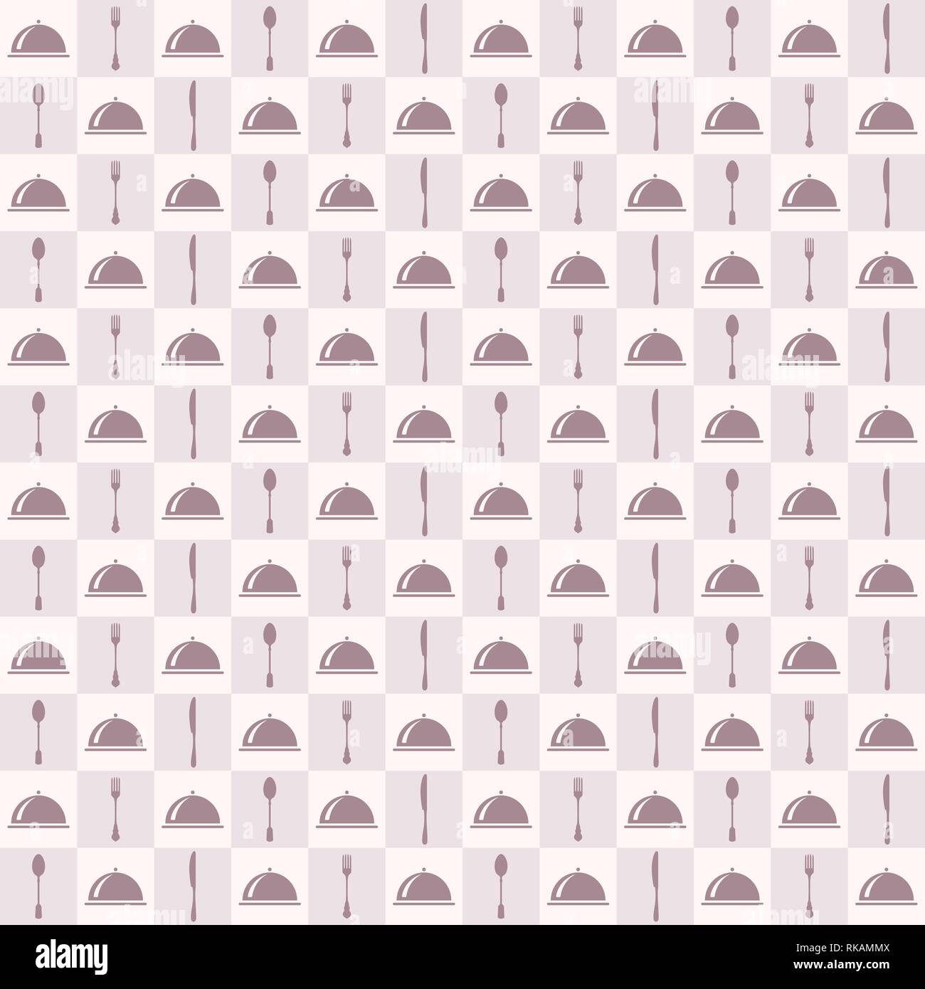 Restaurant menu seamless pattern. Vector background. Pastel gentle ...