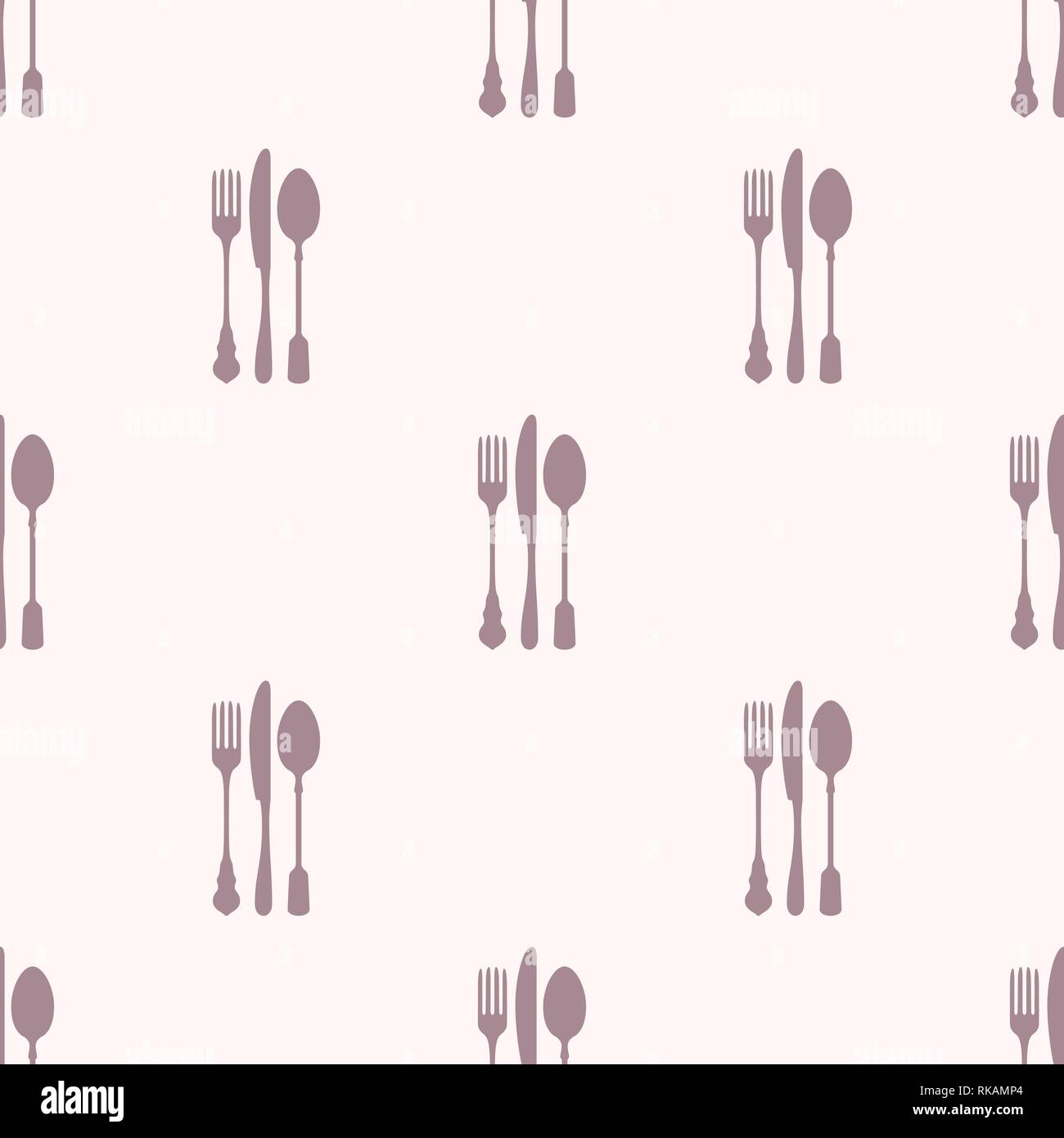 Restaurant menu seamless pattern. Vector background. Pastel gentle ...