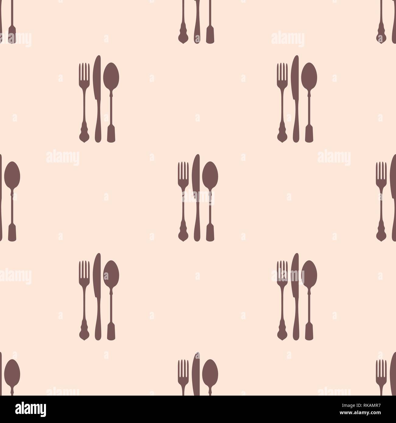 Restaurant menu seamless pattern. Vector background. Pastel gentle ...