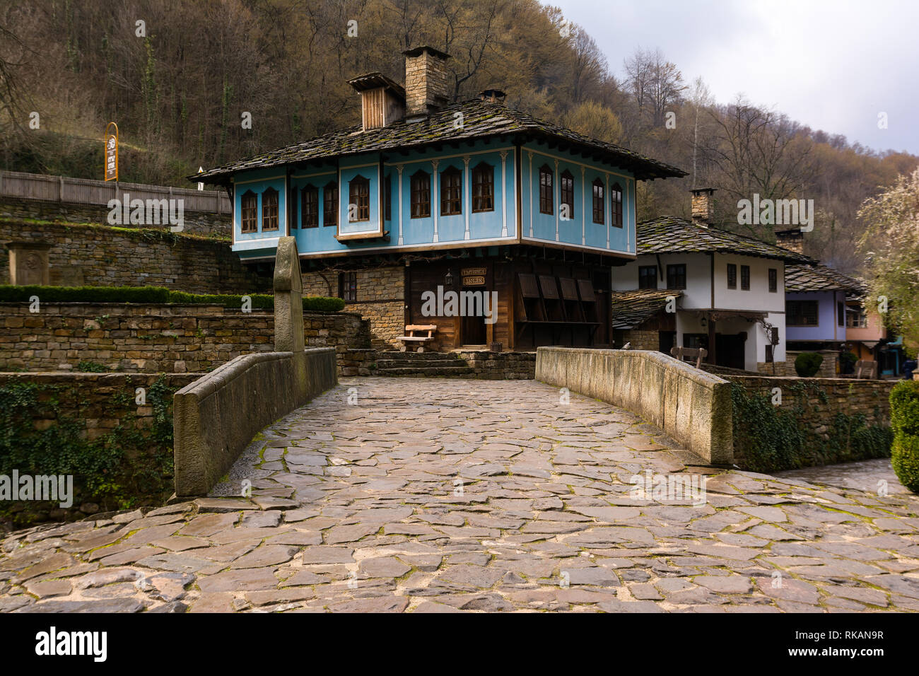 ETARA, GABROVO, BULGARIA- MARCH 27, 2016: Architectural Ethnographic ...