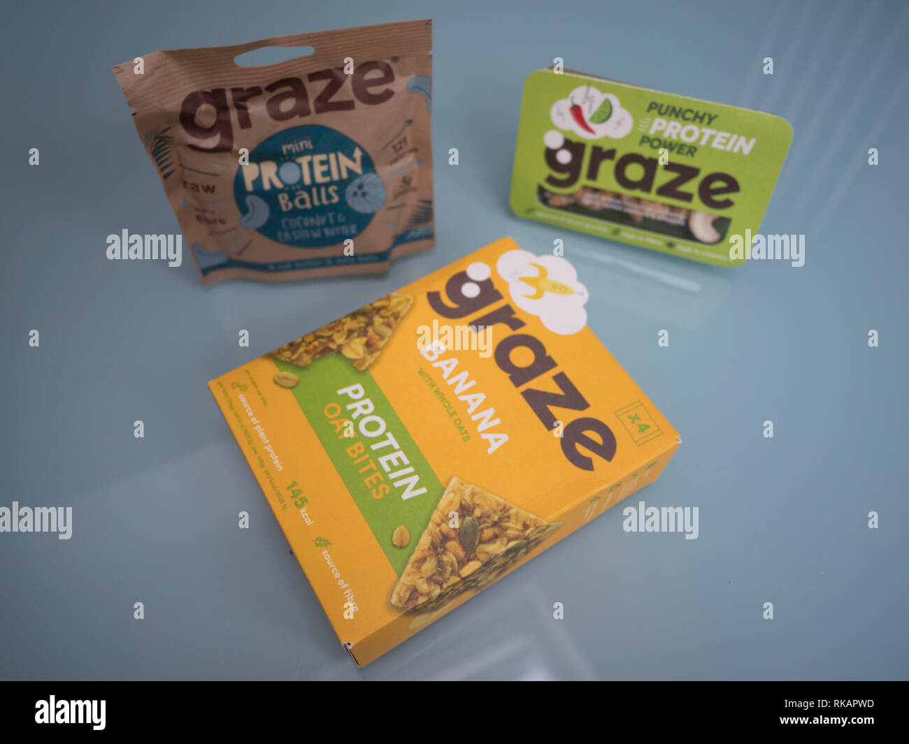 Graze snack food packets, Graze is owned by Nature Delivered Inc Stock ...