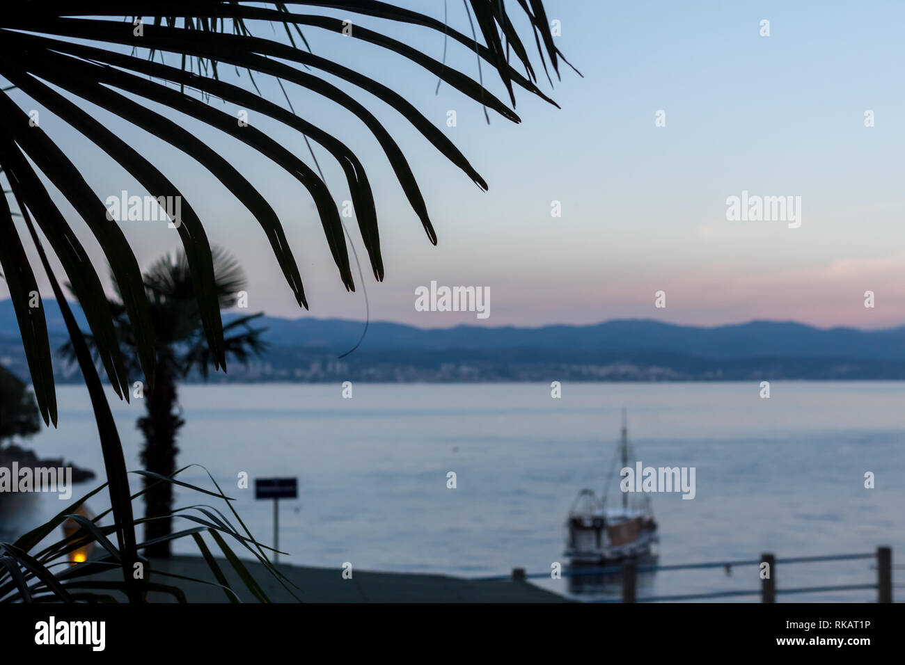 Terrace in the sunset hi-res stock photography and images - Alamy