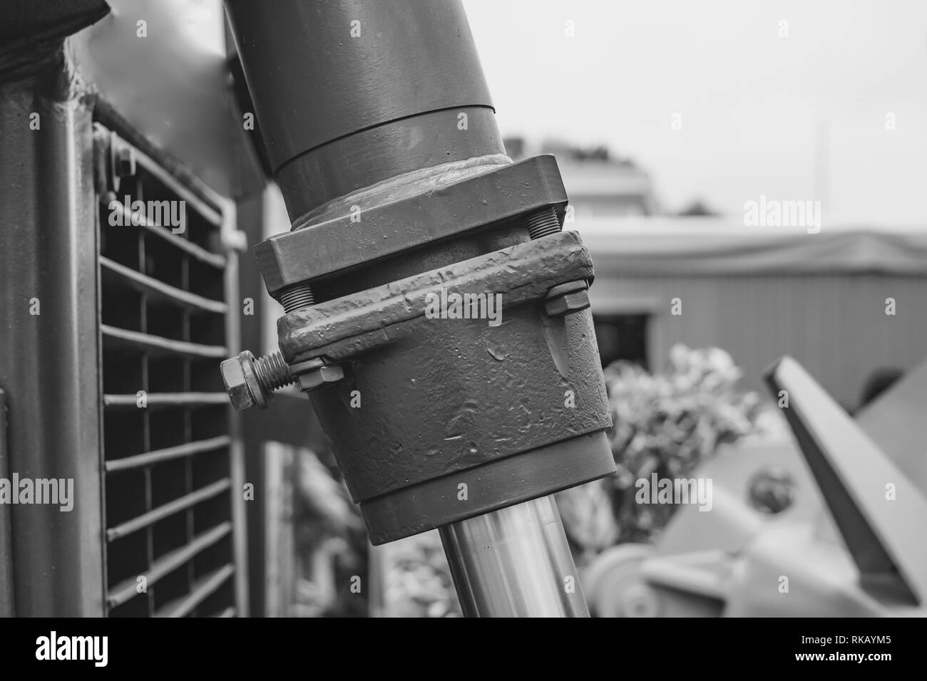 Close-up shot of car engine hoses and tubes Stock Photo - Alamy