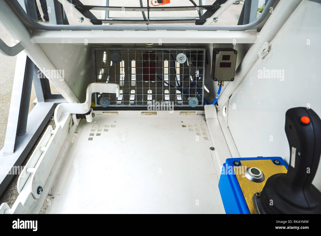 Excavator cab interior hi-res stock photography and images - Alamy