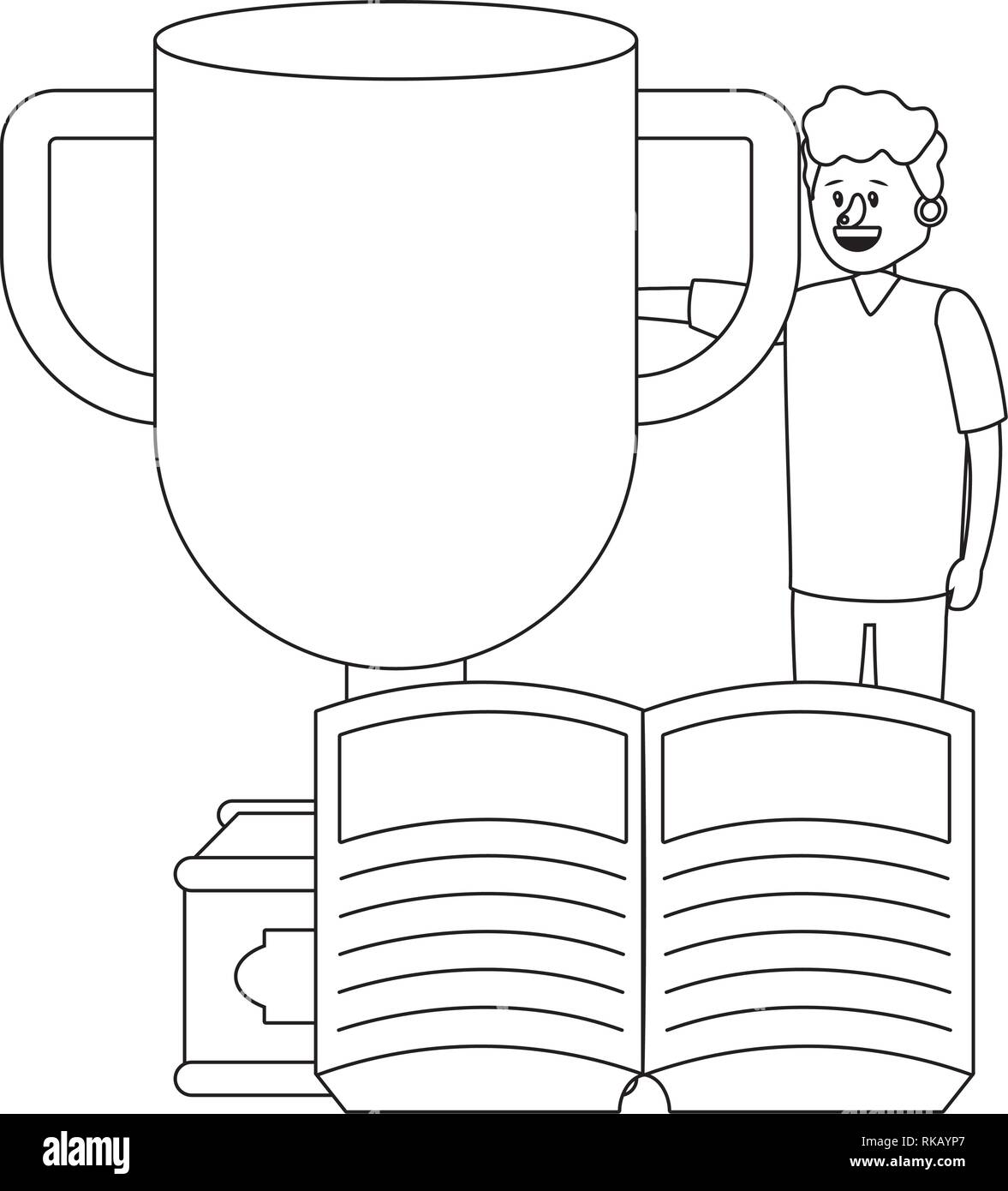 education man cartoon vector illustration graphic design Stock Vector ...