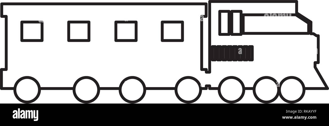 transportation concept train cartoon vector illustration graphic design ...