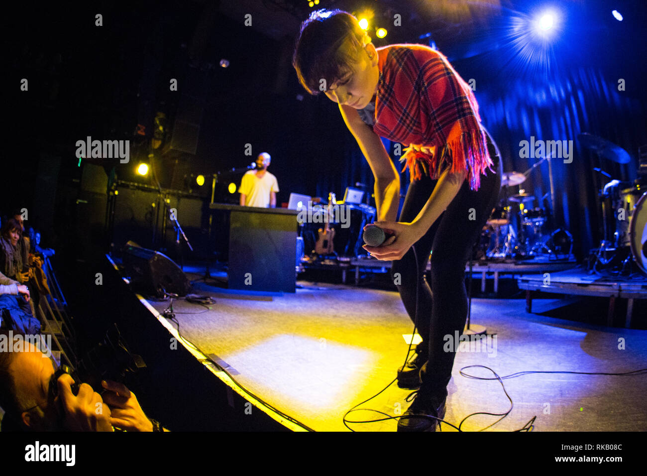 Norway, Oslo - February 6, 2019. The Norwegian-Sami band ISAK performs ...