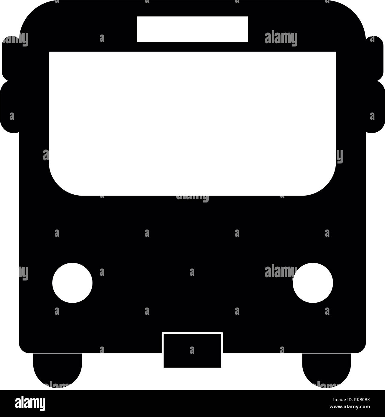transportation concept bus cartoon vector illustration graphic design ...