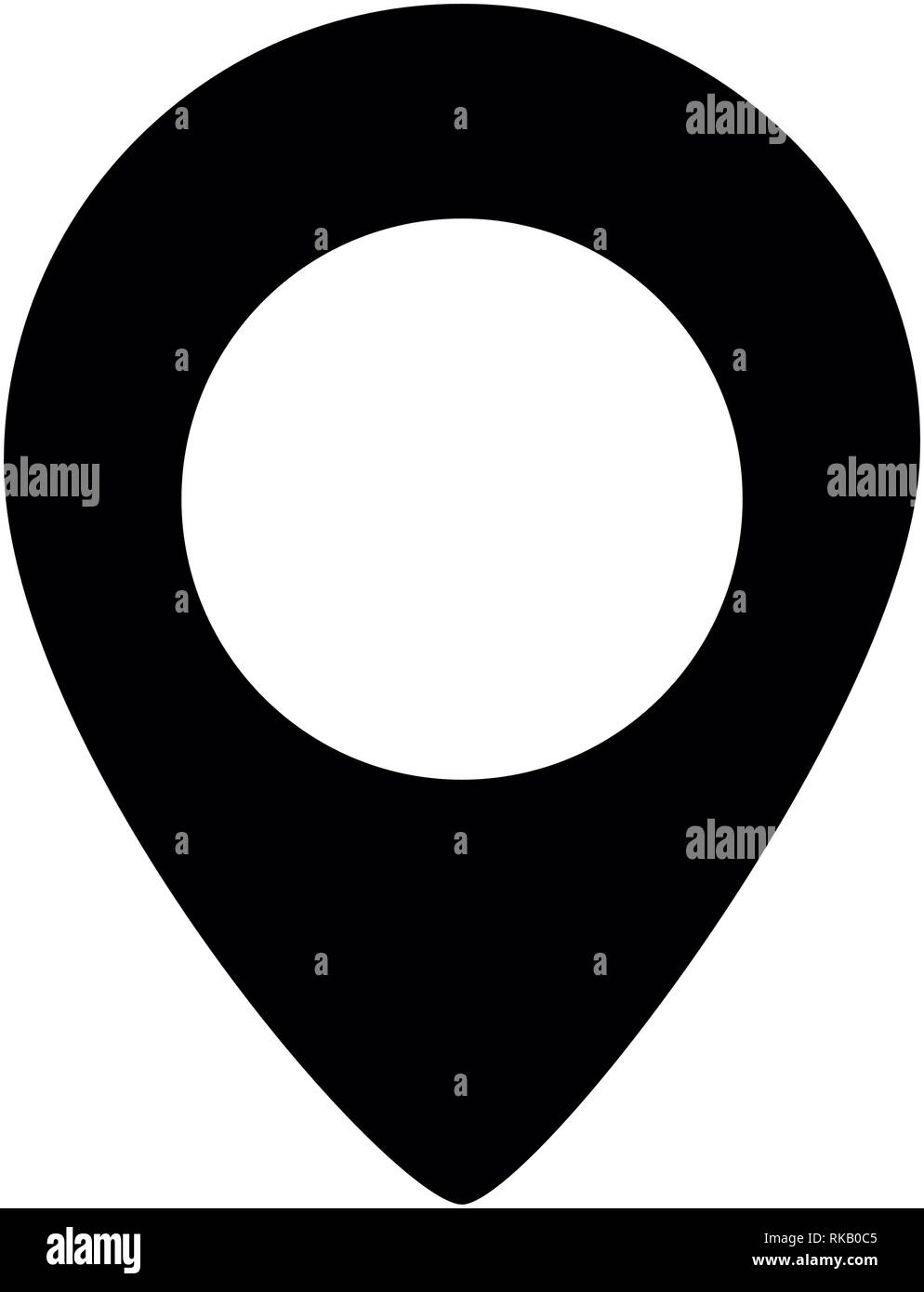 gps point cartoon vector illustration graphic design Stock Vector Image ...