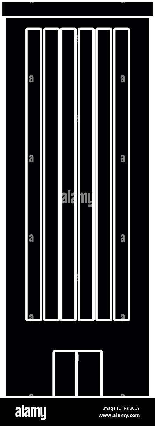 urban building cartoon vector illustration graphic design Stock Vector ...