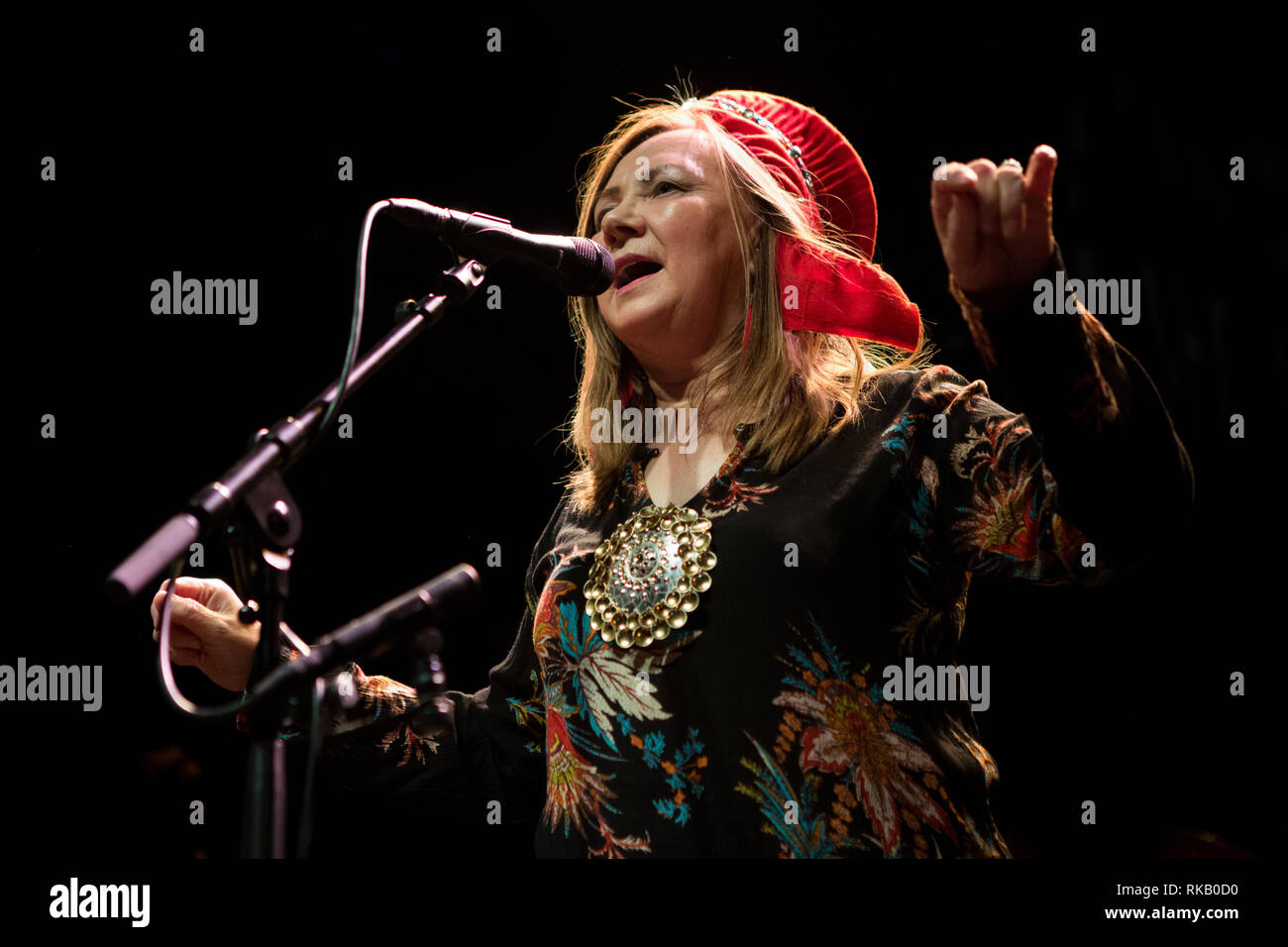 Norway, Oslo - February 6, 2019. The Norwegian Sami singer and musician ...