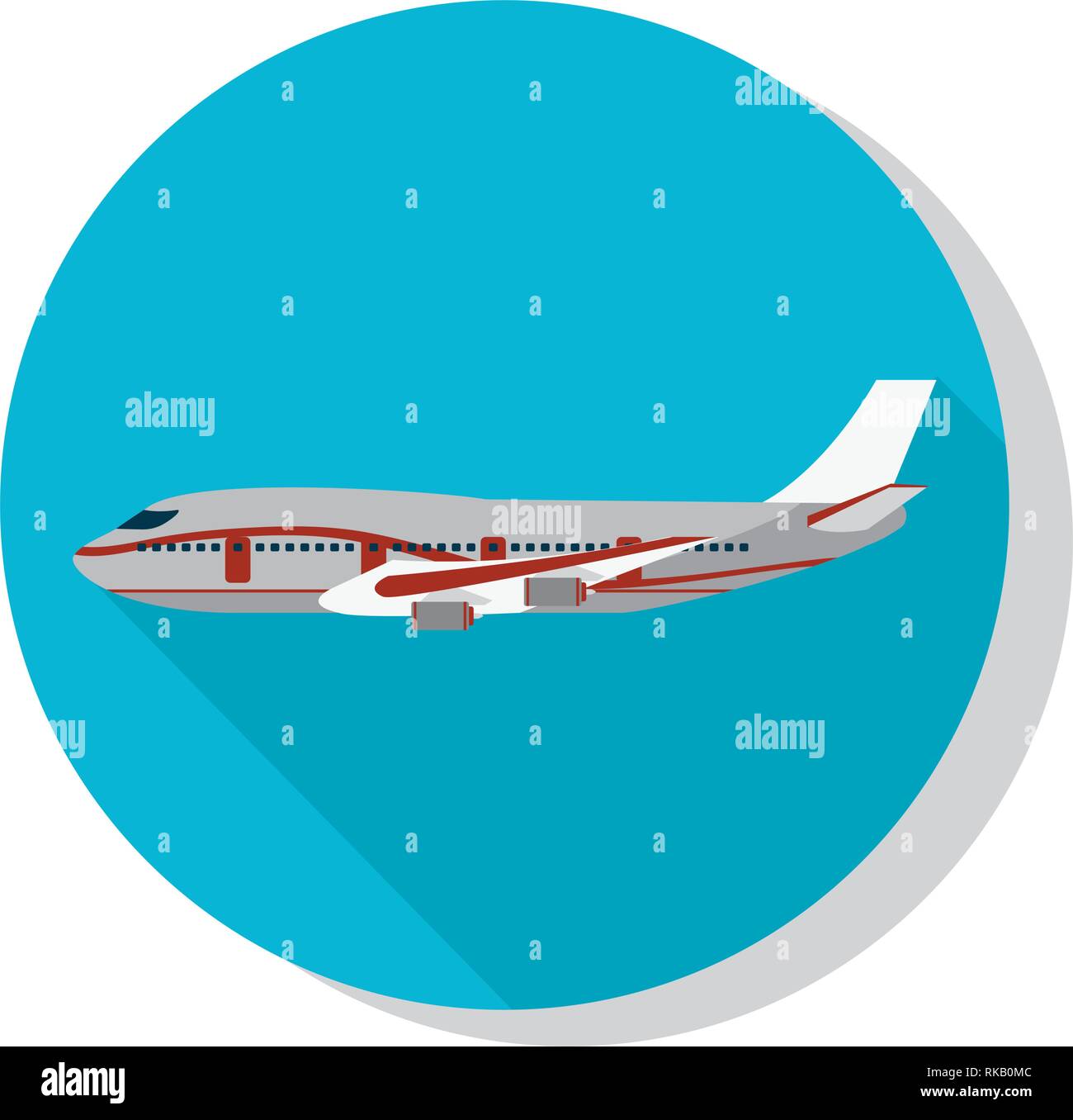 transportation concept airplane cartoon vector illustration graphic ...