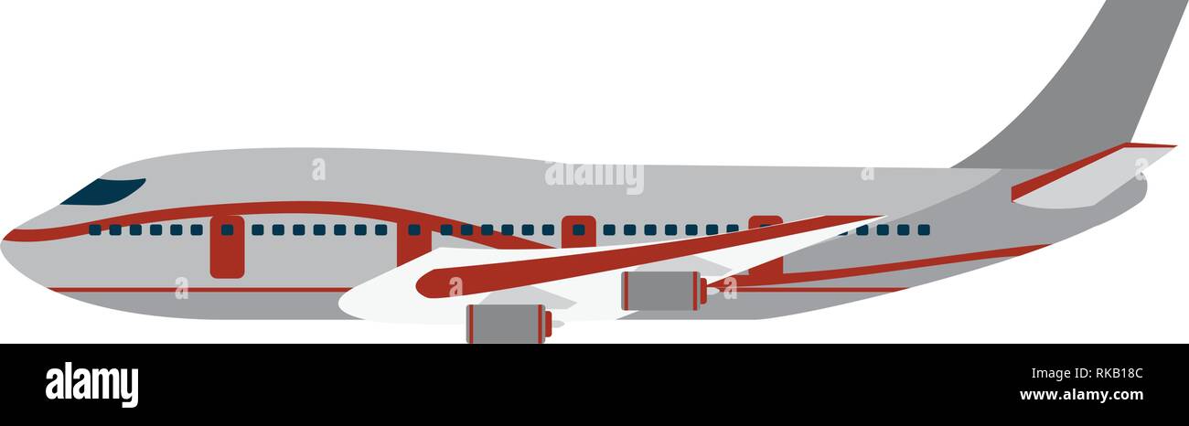 transportation concept airplane cartoon vector illustration graphic ...