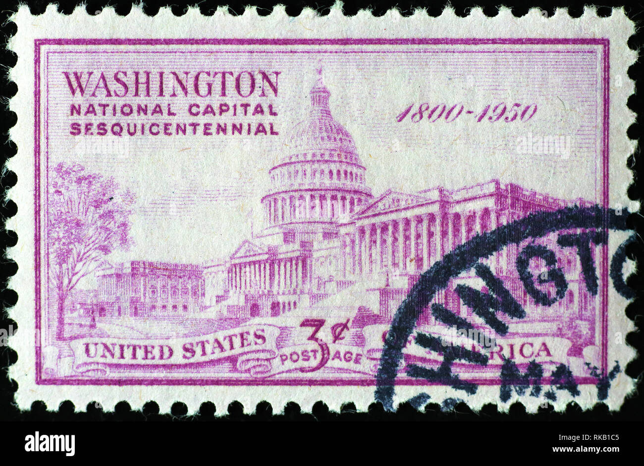 American stamp capitol hi-res stock photography and images - Alamy