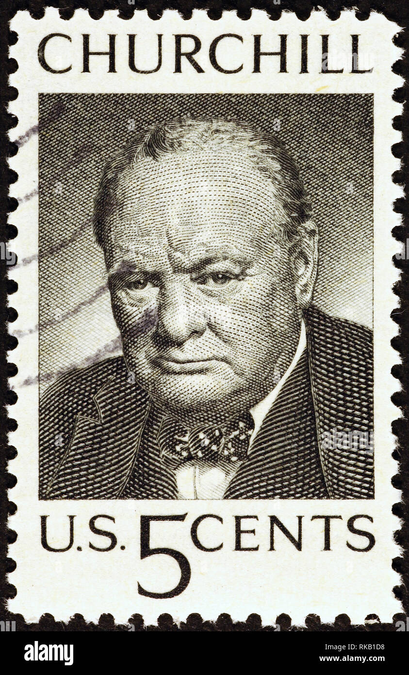 Windmill in Kansas on american postage stamp Stock Photo - Alamy