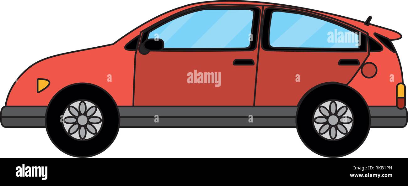 transportation concept car cartoon vector illustration graphic design ...