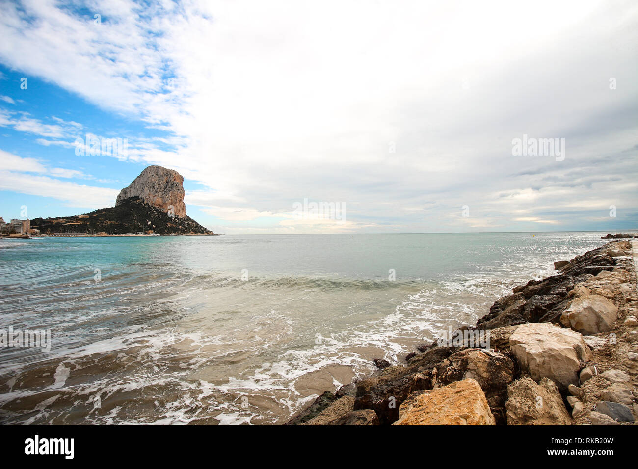 Seaside in Spain Stock Photo - Alamy