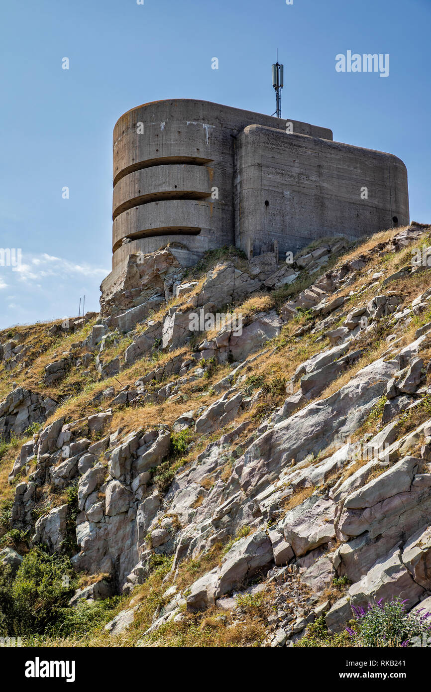 German bunkers channel islands hi-res stock photography and images - Alamy
